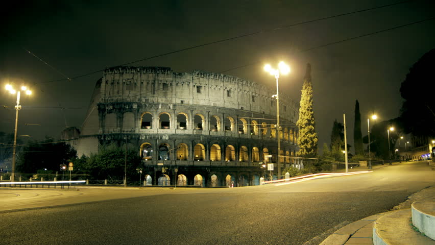 4k Timelapse - Coliseum at Stock Footage Video (100% Royalty-free ...