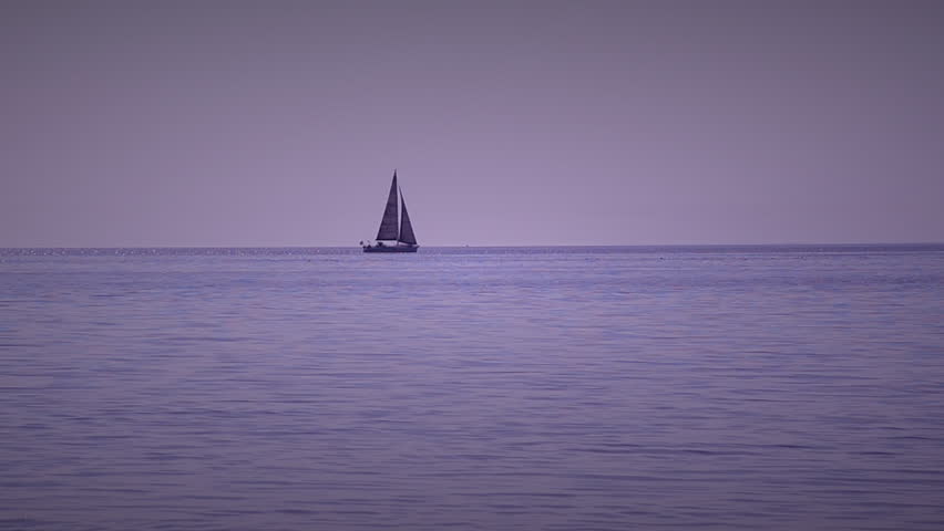 distant sailboat Stock Footage Video (100% Royalty-free) 6238427 ...