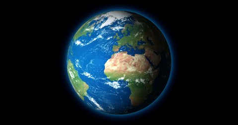 realistic world map wraps globe loop Stock Footage Video (100% Royalty ...