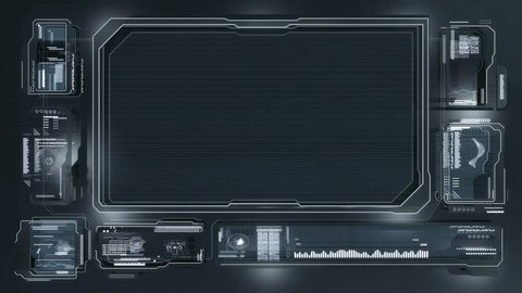 computer screen high quality futuristic animation Stock Footage Video ...