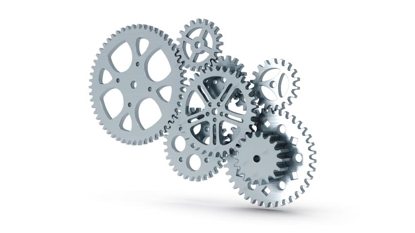 gears animation use presentations manuals design Stock Footage Video ...
