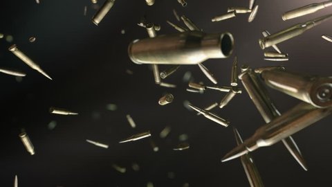 Bullets Particle Fly Black Background Stock Footage Video (100% Royalty ...