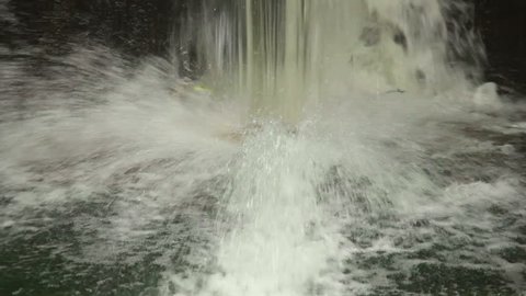 Falling Water Spray Scatter Different Directions Stock Footage Video ...