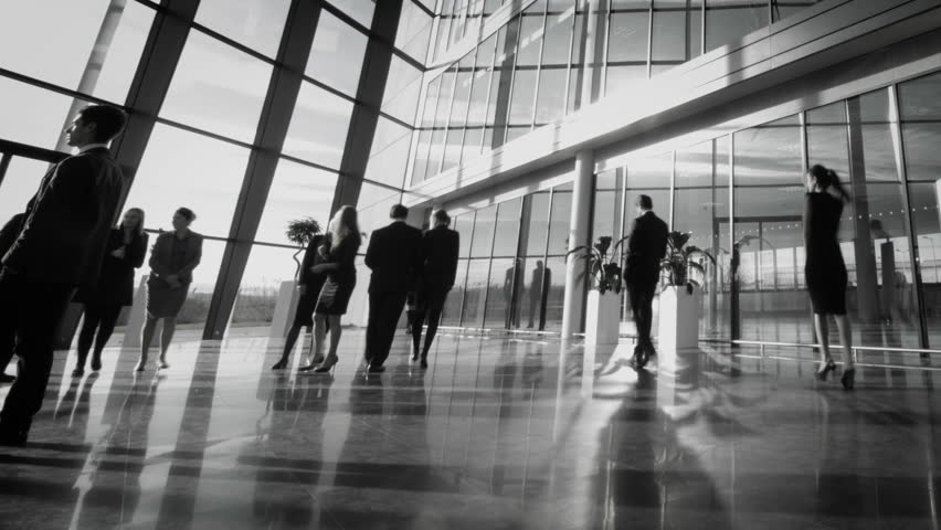 time lapse diverse business group large Stock Footage Video (100% ...