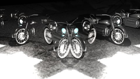 Motorcycles Background Texture Stock Footage Video (100% Royalty-free ...