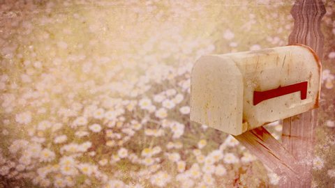 Animated Mailbox Opening Mail Inside Background Stock Footage Video ...