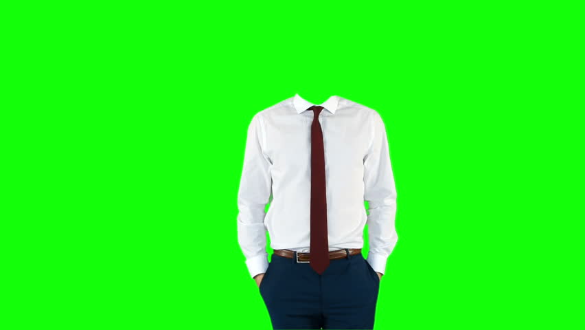 Headless Businessman Gesturing to Camera Stock Footage Video (100% ...