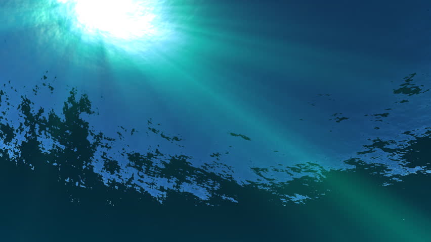 Underwater Sunlight - Seamless Loop Stock Footage Video (100% Royalty ...