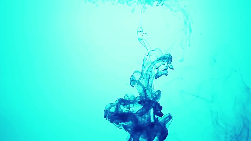 liquid ink splash water slow motion Stock Footage Video (100% Royalty ...