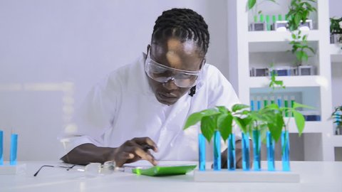 Crazy Nerd Scientist Silly Veterinary Man Stock Photo 130378838 ...