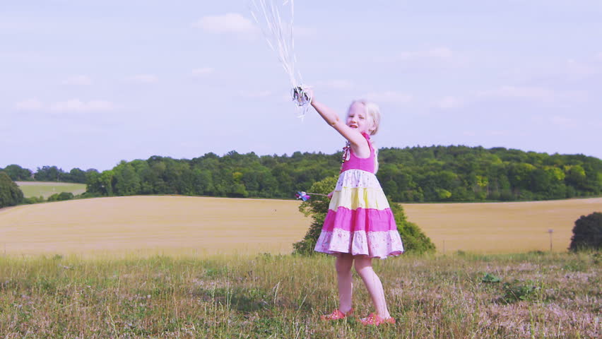 Slow Motion of Girl with Stock Footage Video (100% Royalty-free ...