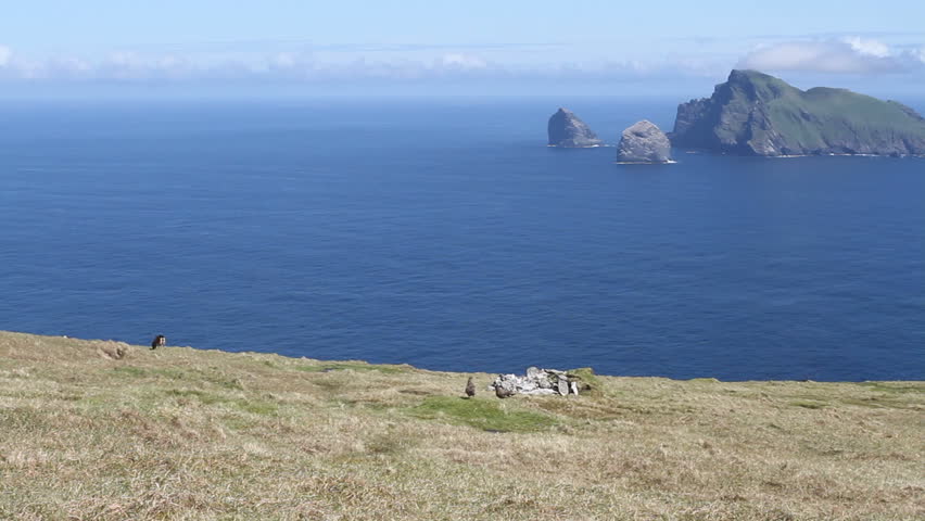 Isle of Boreray Viewed from Stock Footage Video (100% Royalty-free ...