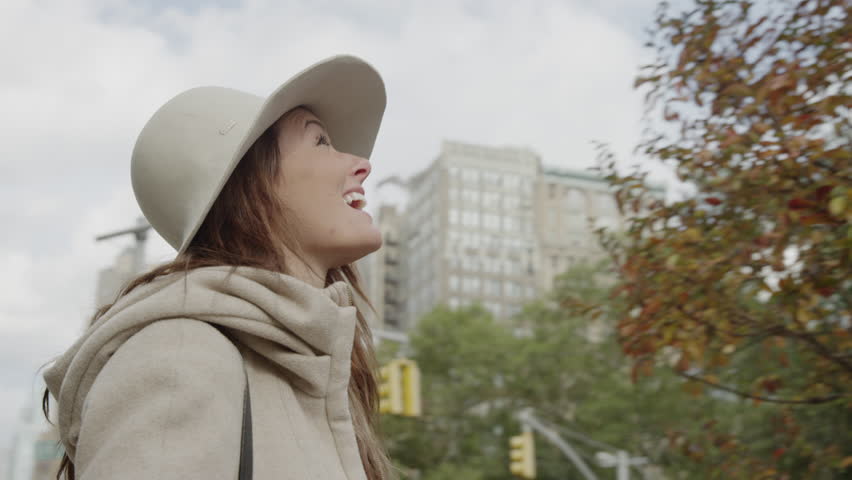 low angle medium tracking shot young Stock Footage Video (100% Royalty ...