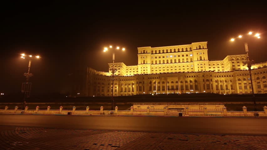 bucharest romania night Stock Footage Video (100% Royalty-free) 6409310 ...