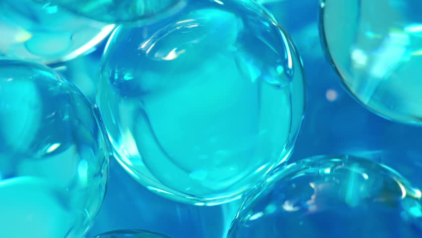 transparent balls clear translucent abstract loop Stock Footage Video ...