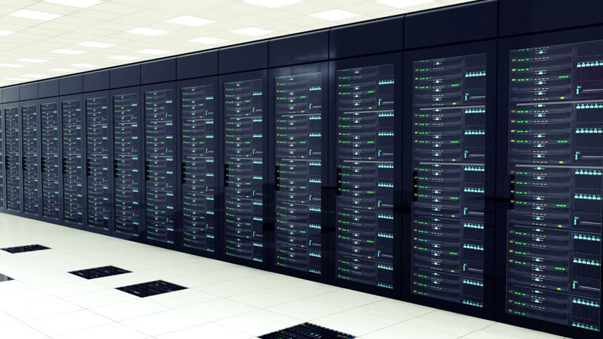 looping animation rack servers data center Stock Footage Video (100% ...