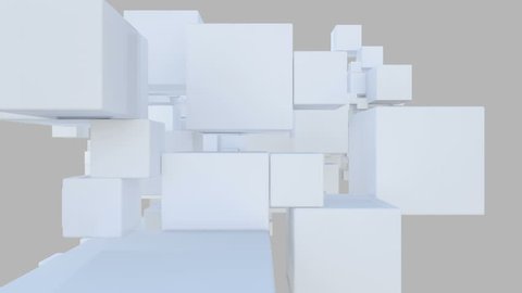 3d Animation Flying Cubes Stock Footage Video (100% Royalty-free ...