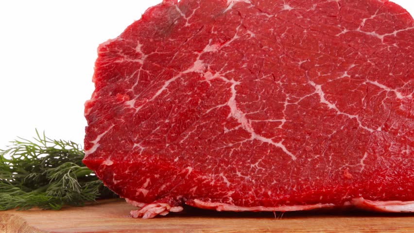 Fresh Raw Red Beef Meat Stock Footage Video (100% Royalty-free) 6477938 ...