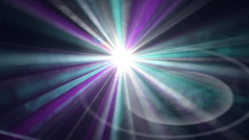 rotating colorful blue pink light rays Stock Footage Video (100% ...