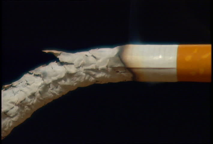 extreme close ash falling off end Stock Footage Video (100% Royalty ...