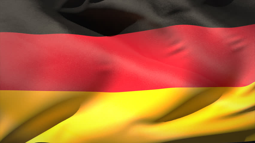 Germany Flag Waving Slow Motion Against: วิดีโอสต็อก (ปลอดค่าลิขสิทธิ์ ...