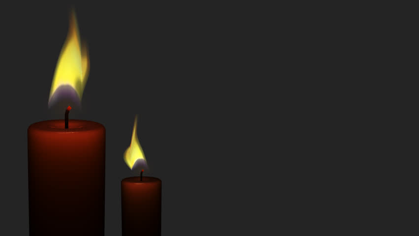 fire candles + alpha channel Stock Footage Video (100% Royalty-free ...