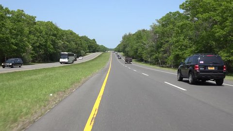 Driving On Highway Freeway Expressway Stock Footage Video (100% Royalty ...