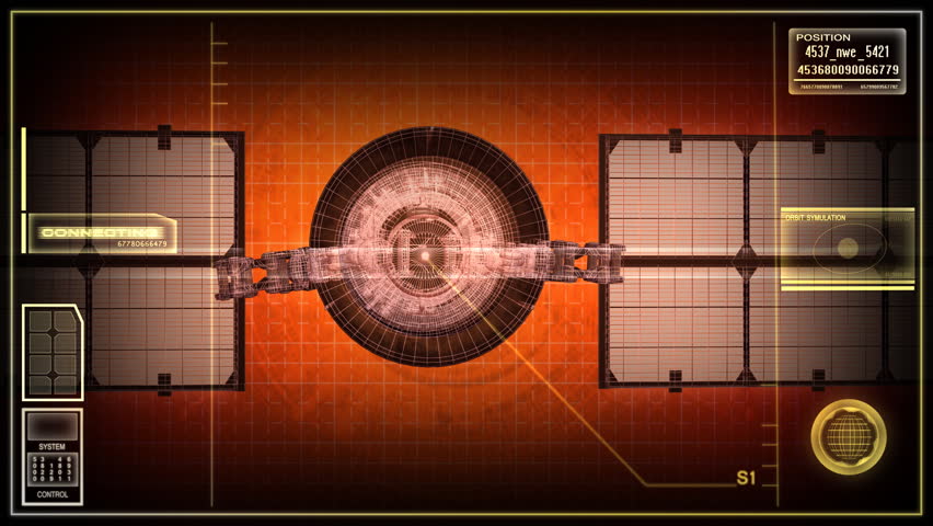 space gates opening outer futuristic 3d Stock Footage Video (100% ...