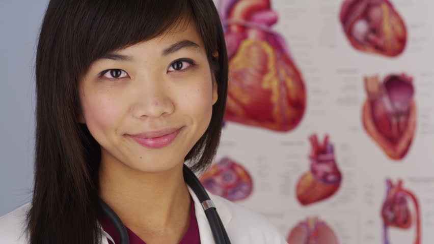 Chinese Female Cardiologist Stock Footage Video (100% Royalty-free ...