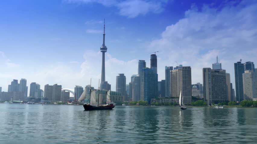 Urbanized Shoreline in Toronto, Ontario, Canada image - Free stock ...