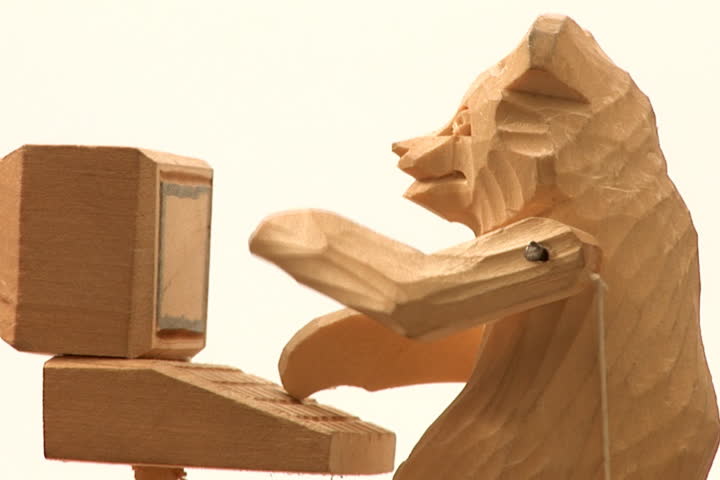 Bear, Toy, Computer On a Stock Footage Video (100% Royalty-free) 661735 ...