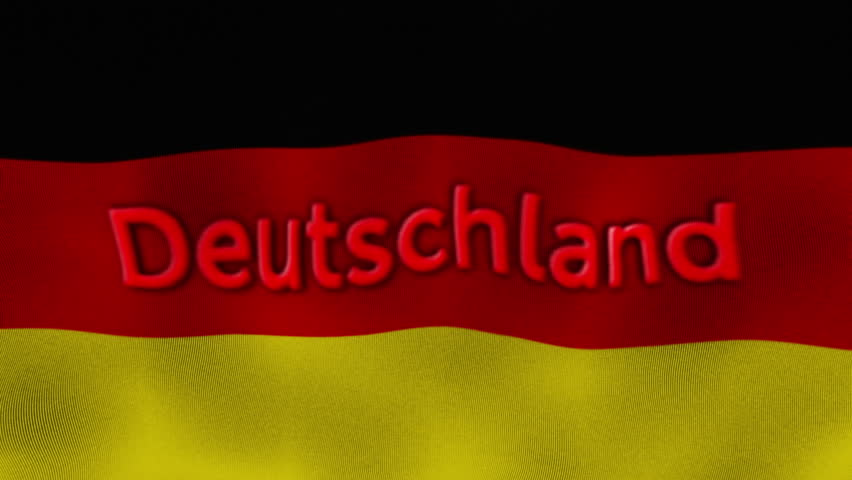 germany flag text textile background Stock Footage Video (100% Royalty ...