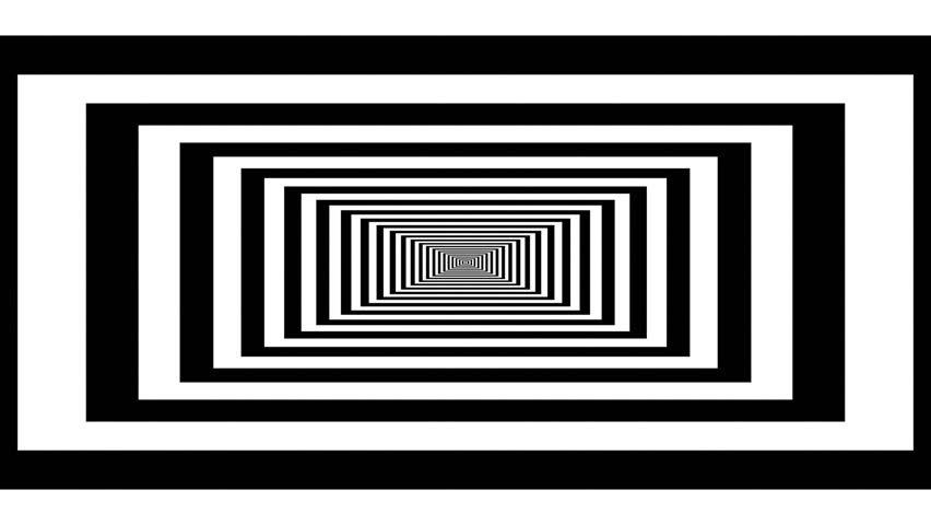 concentric rectangles aspect ratio 2 optical Stock Footage Video (100% ...