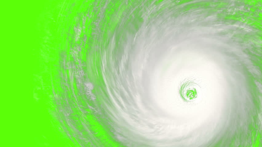 4k rotating hurricane built-in chromakey that Stock Footage Video (100% ...