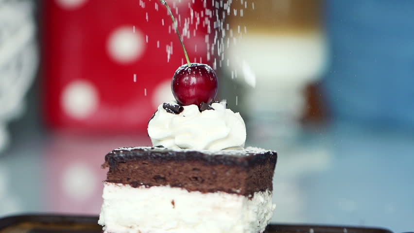 Sprinkle Powder Sugar On Tasty : Stockvideos & Filmmaterial (100 % ...