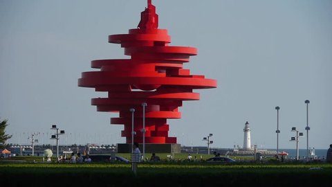 Wusi Squareqingdao China Jul 2 2014red Stock Footage Video (100% ...