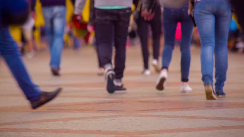 People in the Subway. Legs Stock Footage Video (100% Royalty-free ...