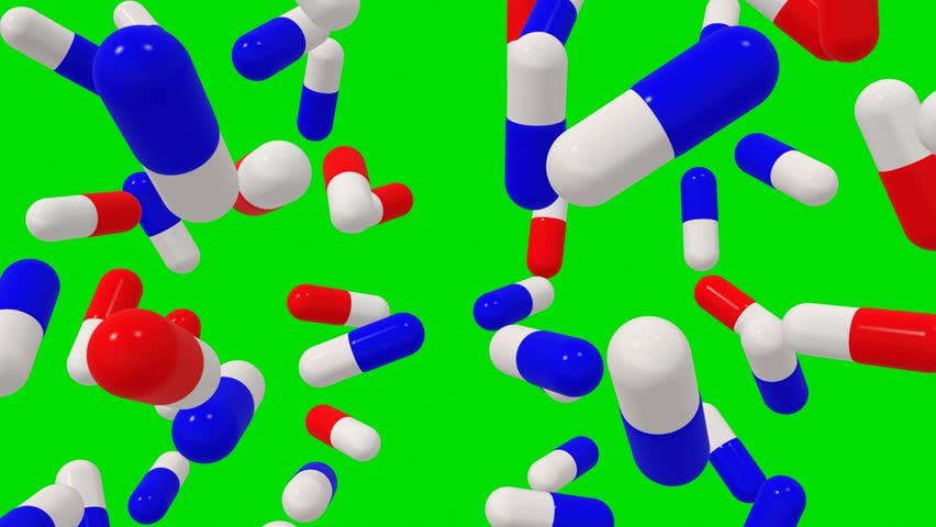 pills on green screen background episode Stock Footage Video (100% ...