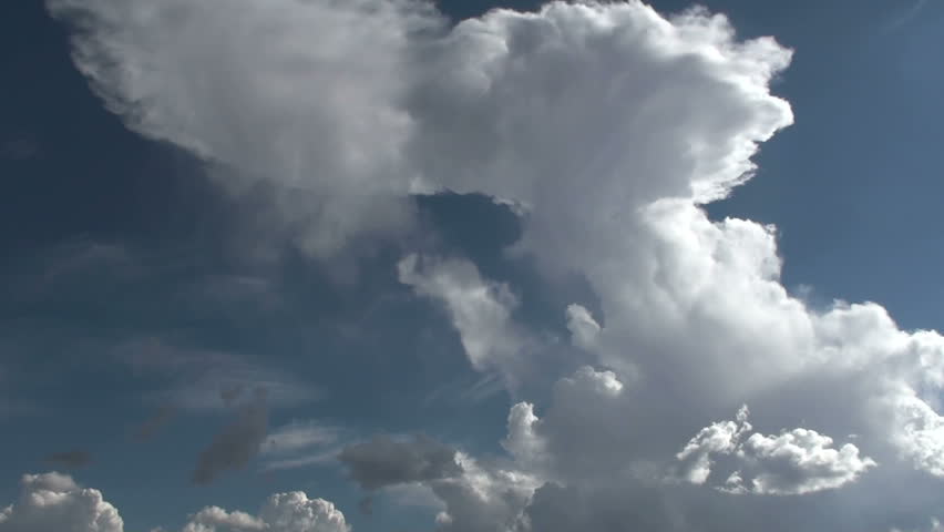 cloud time lapse clouds majestic backlit Stock Footage Video (100% ...