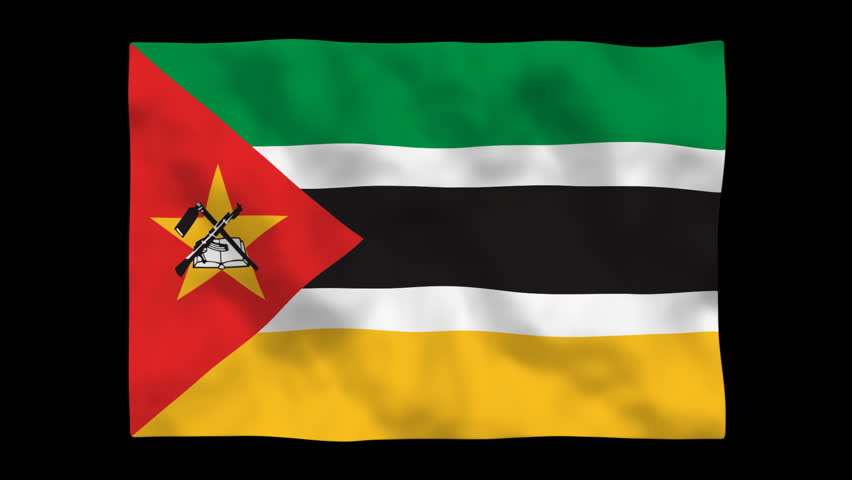 national flag moz mozambique Stock Footage Video (100% Royalty-free ...