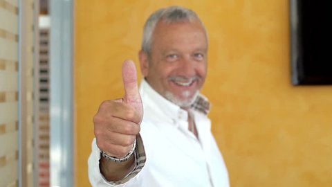Say Yes Ok Gesture Hand Businessman Stock Footage Video (100% Royalty ...