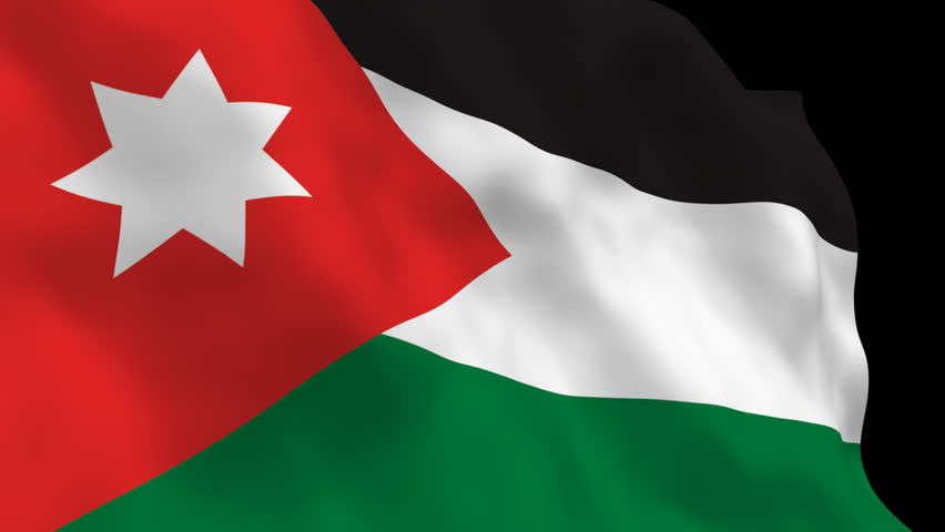national flag jor jordan Stock Footage Video (100% Royalty-free) 678553 ...