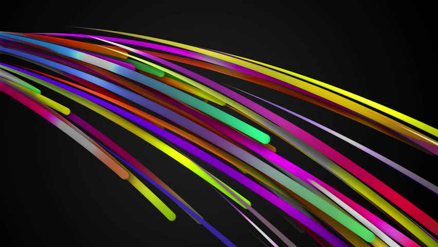 「Rainbow Straight Line Loop Animation」の動画素材（ロイヤリティフリー）6789373 ...