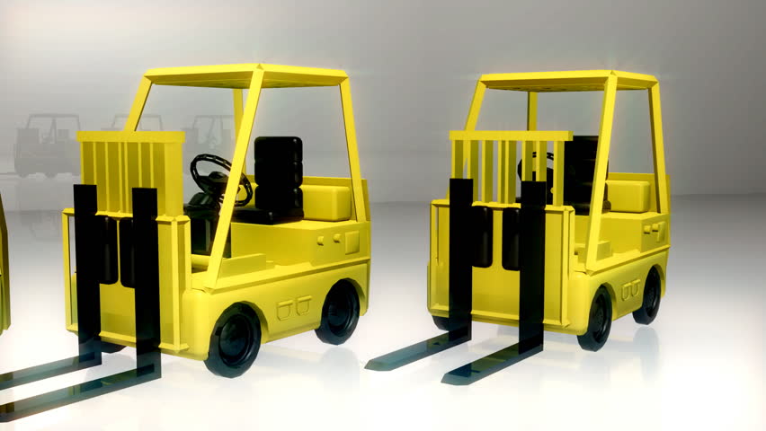 Basic Forklifts i Designed Stock Footage Video (100% Royalty-free ...
