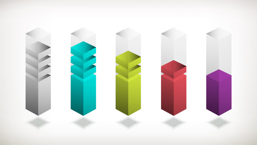 business infographics graph motion graphic Stock Footage Video (100% ...