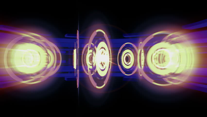 abstract rings style high-tech seamless loop Stock Footage Video (100% ...