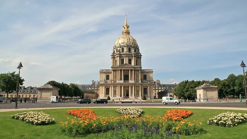 les invalides paris france Stock Footage Video (100% Royalty-free ...