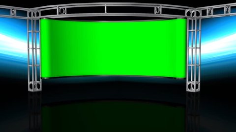 Stage Background Green Screen Stock-video (100 % royaltyfri) 5487347 ...