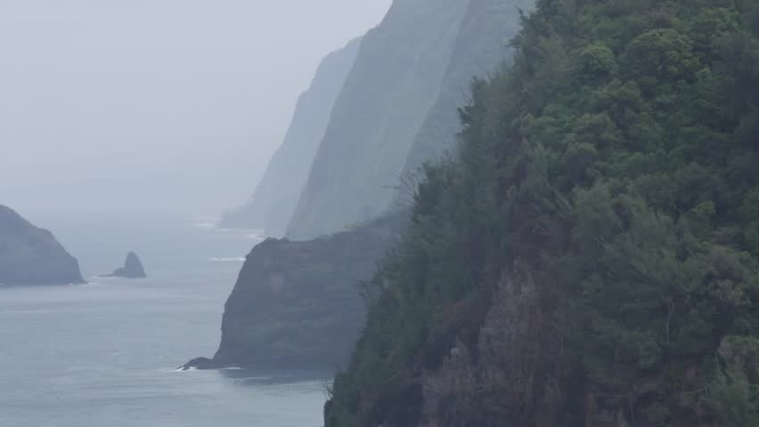 Distant Cliffs Colorfully Leading Into Stock Footage Video (100% ...