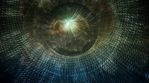 Abstract Colorful Particle Grid Flow Bokeh Stock Vector (Royalty Free ...